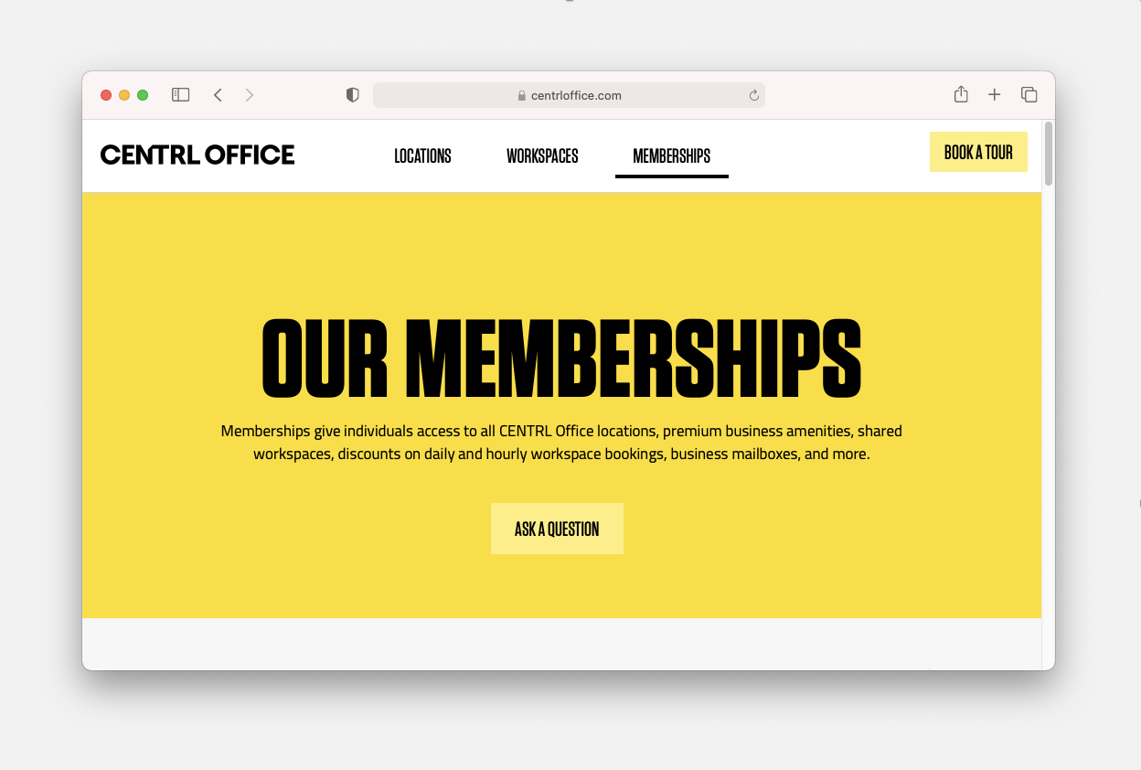 Introducing Our New FLEX Memberships - CENTRL Office